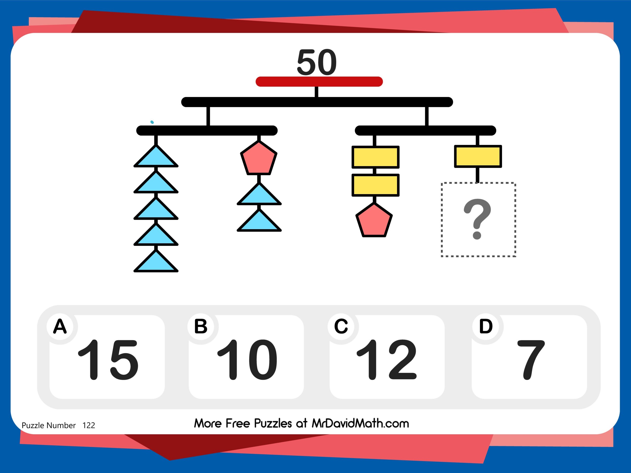 Math Puzzle Medium – Mr David Math