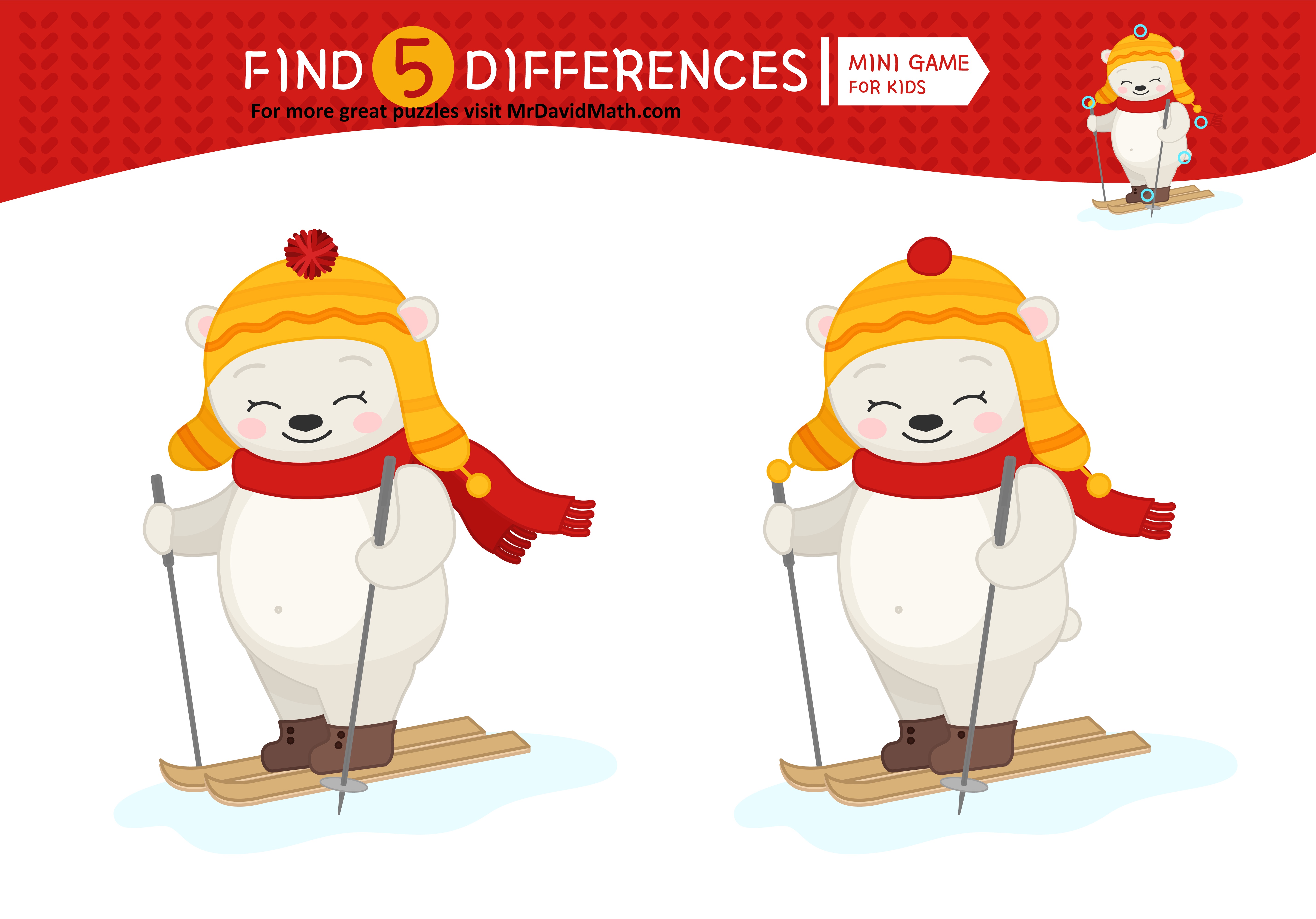 Find,Differences.,Educational,Game,For,Children.,Cartoon,Vector ...