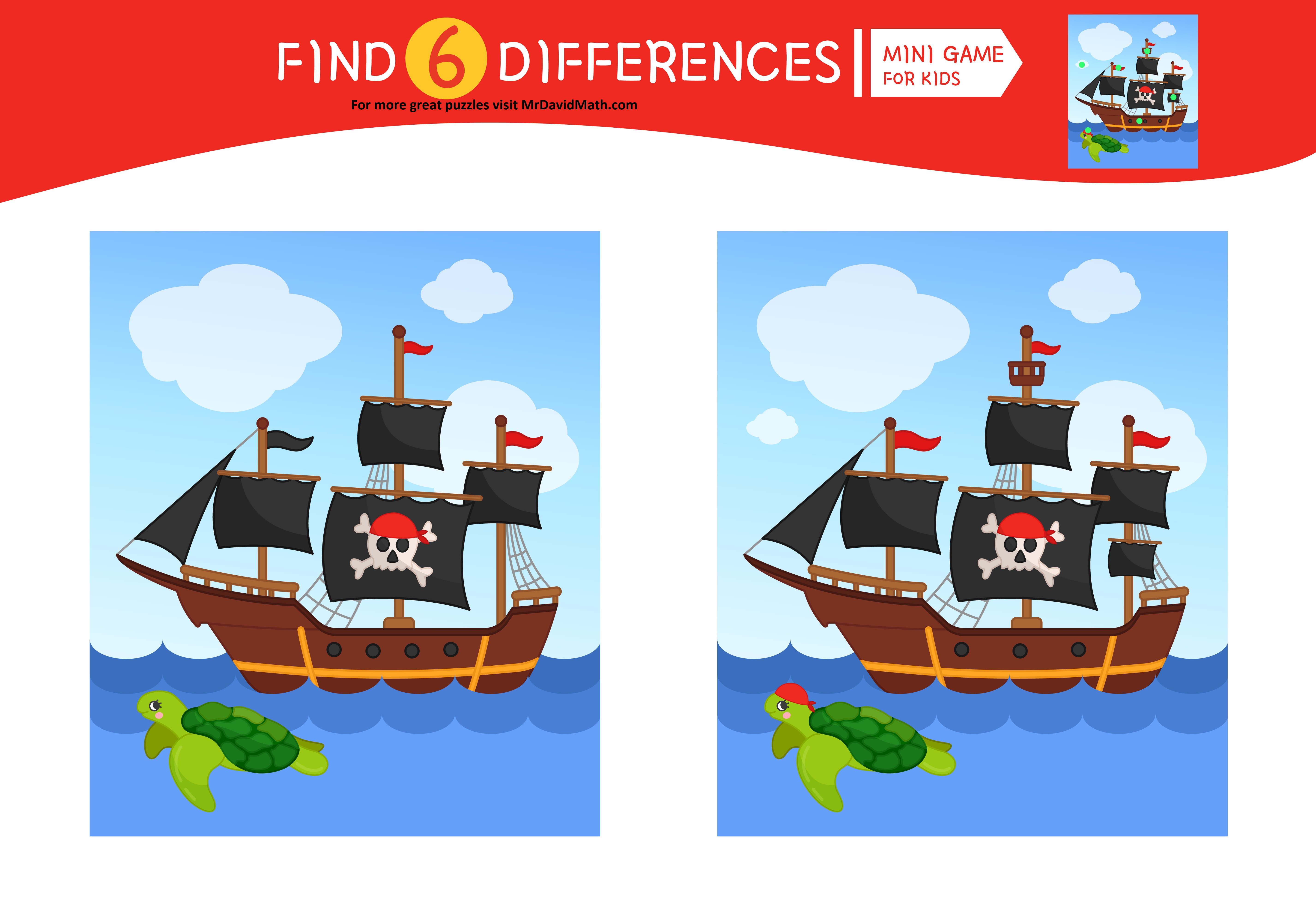 Find,Differences.,Educational,Game,For,Children.,Cartoon,Vector ...
