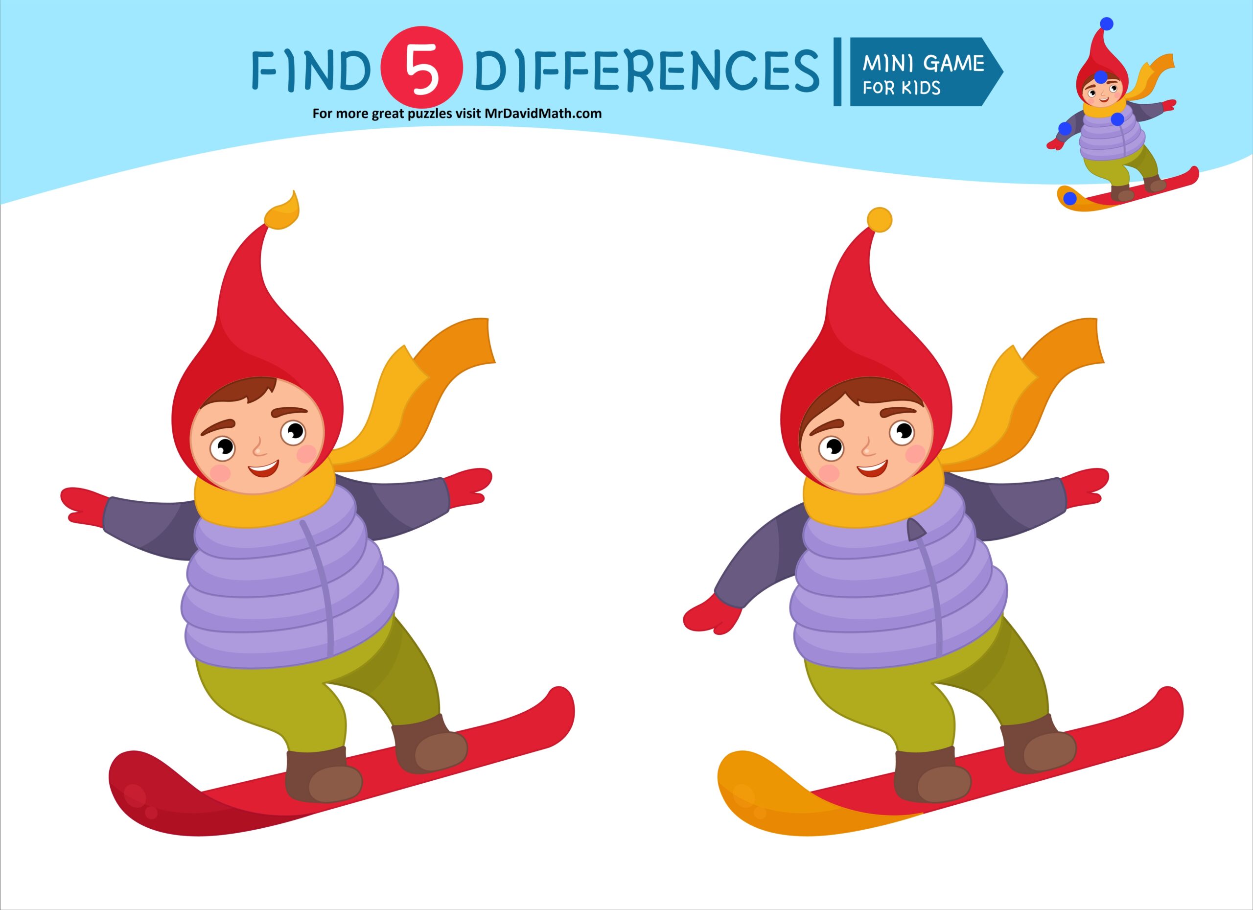 Find,Differences.,Educational,Game,For,Children.,Cartoon,Vector ...