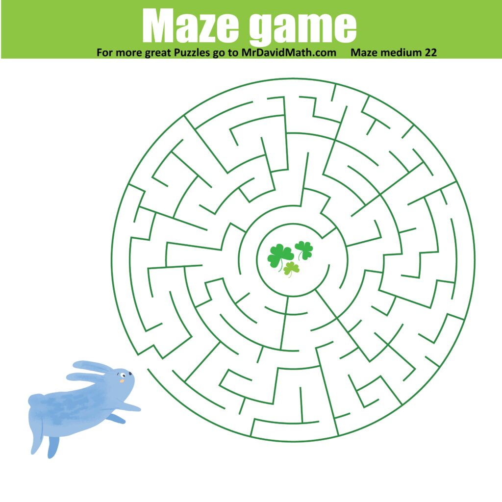 Maze Puzzles (Difficulty Medium) – Mr David Math